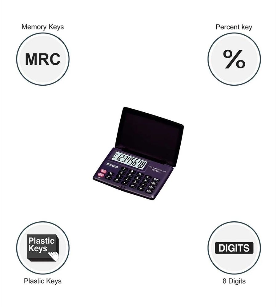 Casio LC-160LV-BK Portable Calculator in Siliguri | Casio LC-160LV-BK ... Casio LC-160LV-BK Portable Calculator in Siliguri | Casio LC-160LV-BK ...
