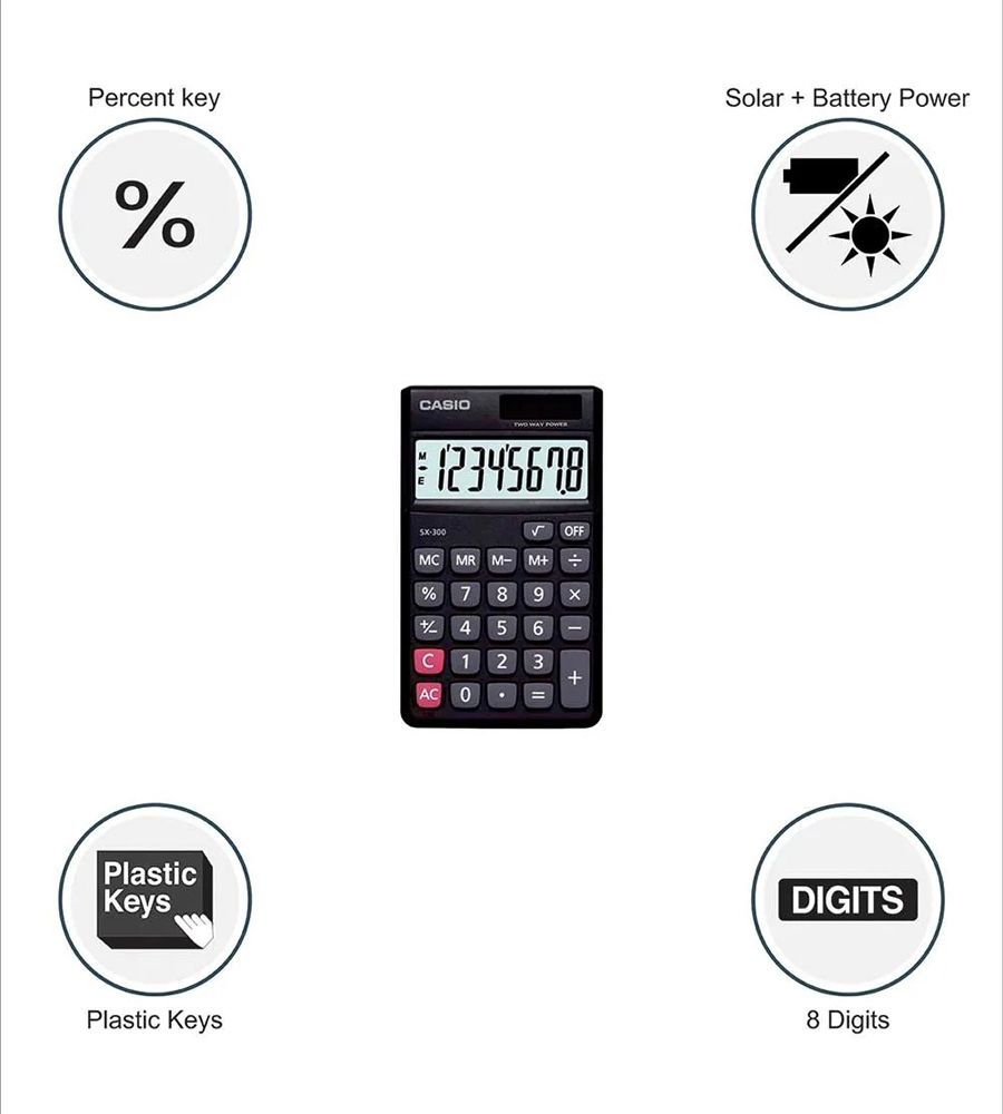 Casio SX-300 Portable Calculator in Siliguri | Casio SX-300 Portable ...